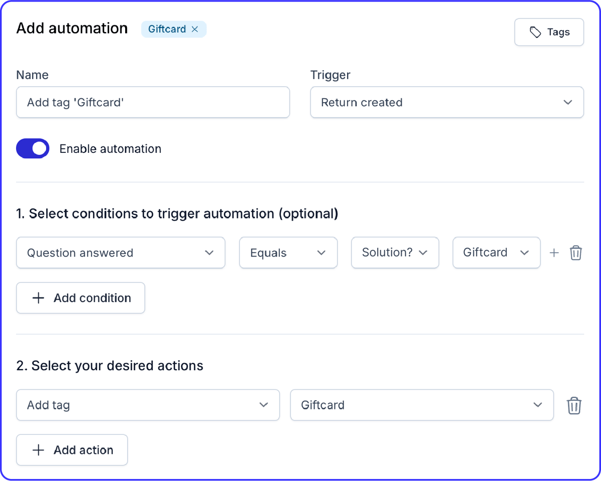 6 powerful examples of automations | Returnless