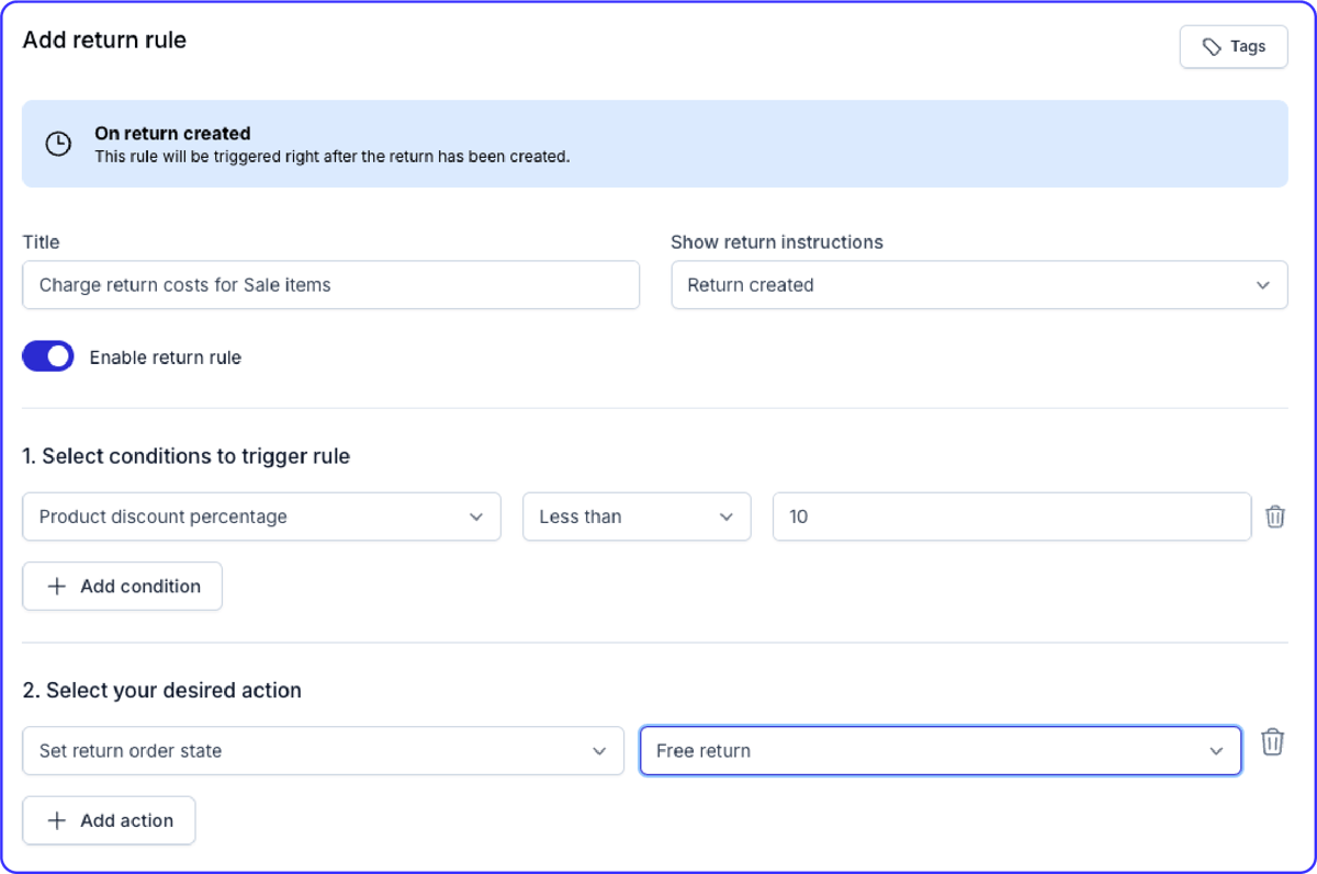 6 powerful examples of automations | Returnless