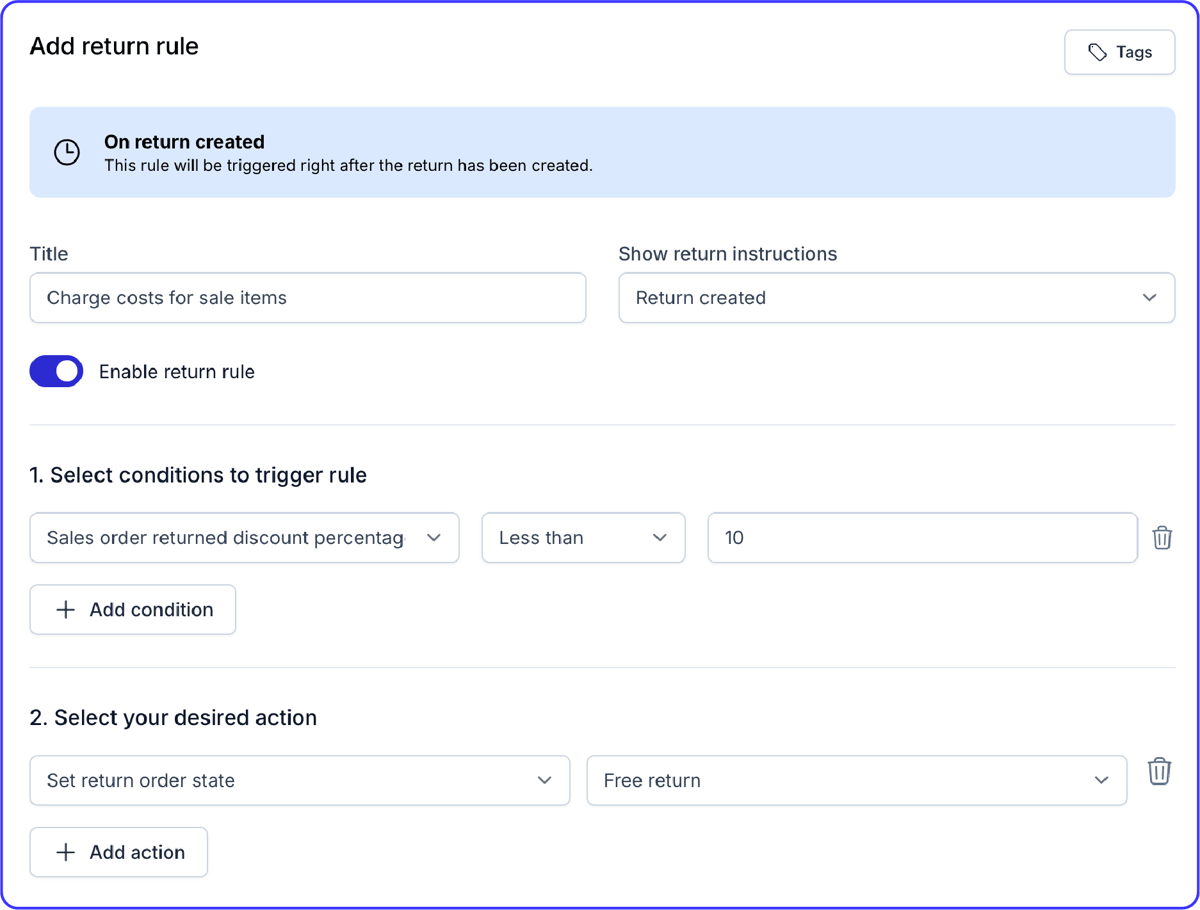 6 powerful examples of automations | Returnless