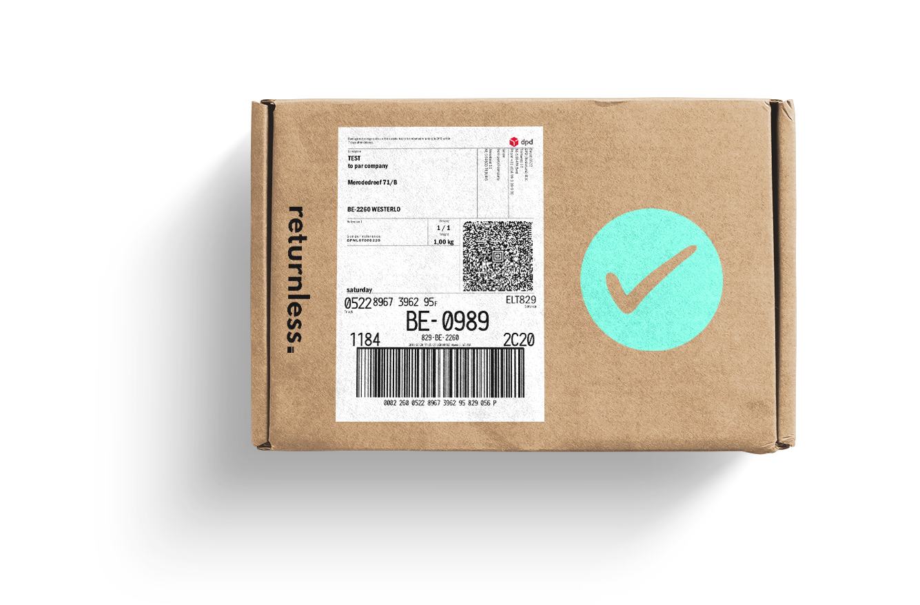 Return process for GoedGepickt | Returnless